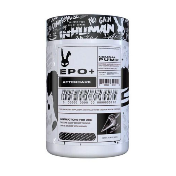 Pre-Workout - AfterDark EPO+ Stim Free Pre Workout 410g - Snow Cone ...