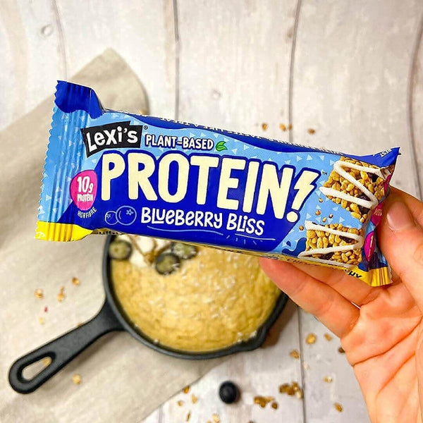Protein Bar - Lexi's Crispy Protein Bars Blueberry Bliss – Super Fuels